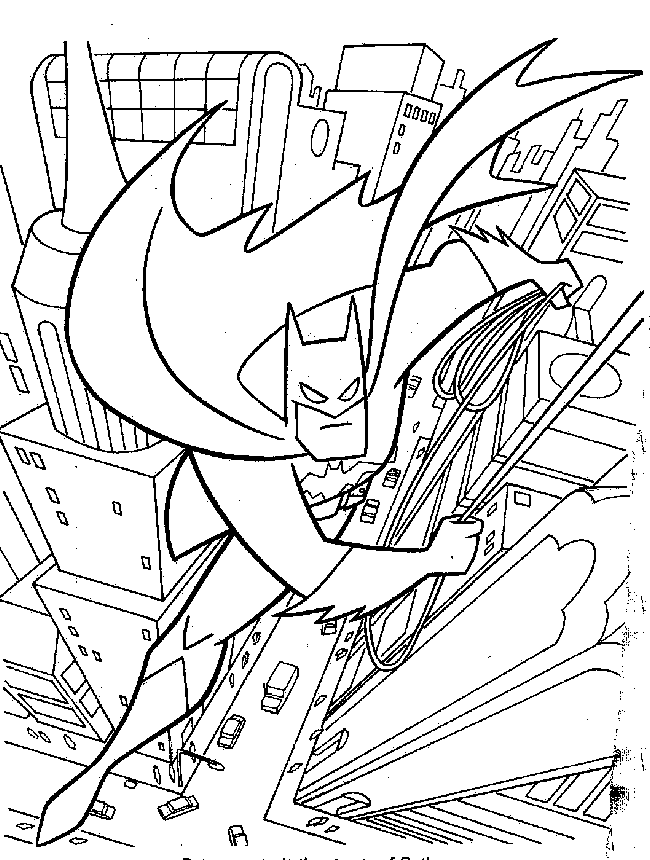 batman kids coloring pages