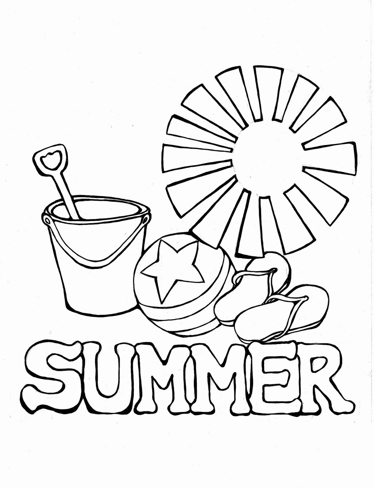 Coloring Pages Preschool Full Page