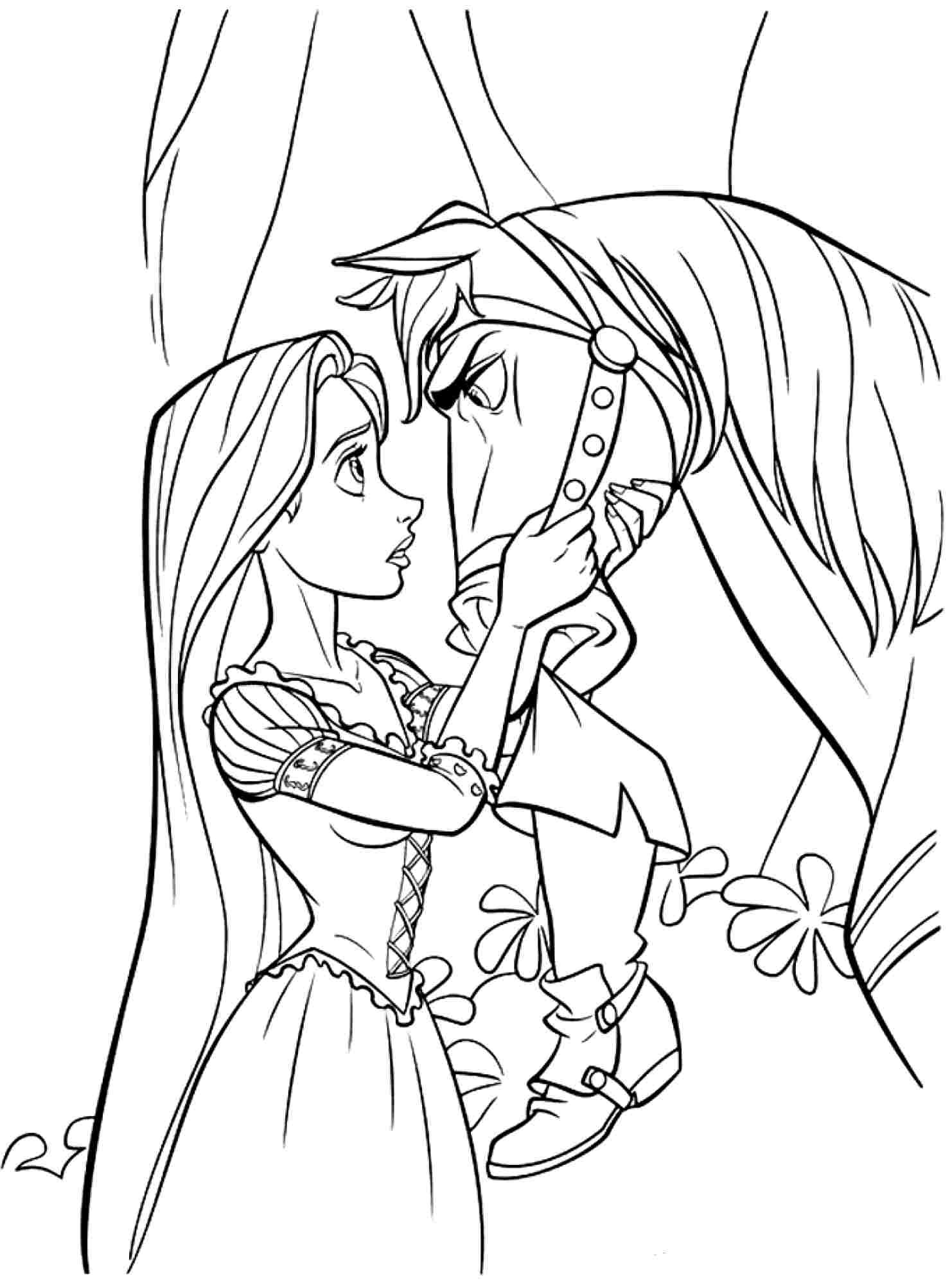 Coloring Pages Rapunzel Coloring Pages Wedding Sheet Free Printable Coloring Pages Rapunzel Coloring Pages Wedding Sheet Free Printable
