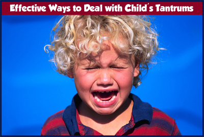10 Ways to Deal with Child's Tantrums
